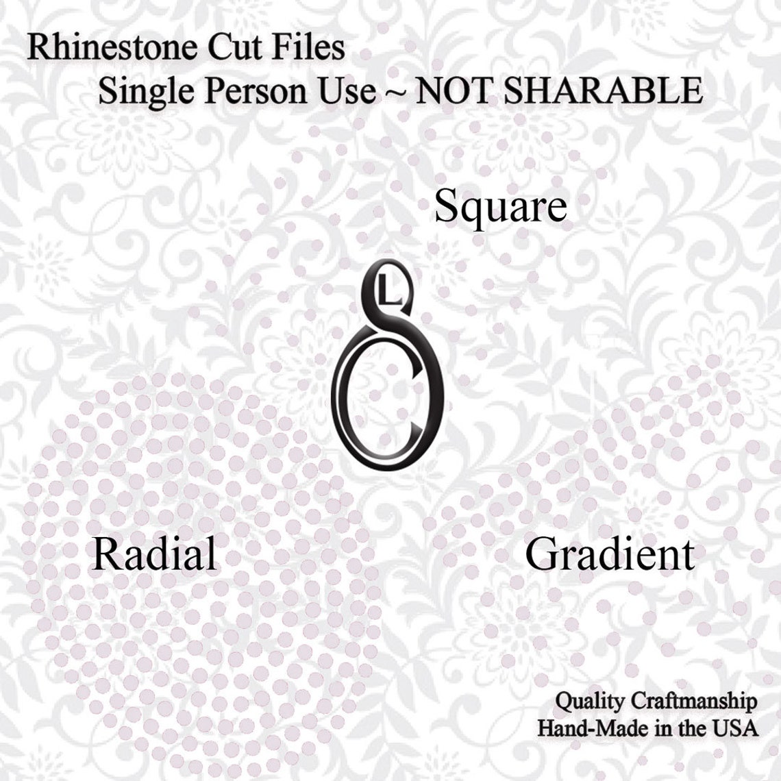 LSC Rhinestone Template SVG Cut Files for Popular Rhinestone ...