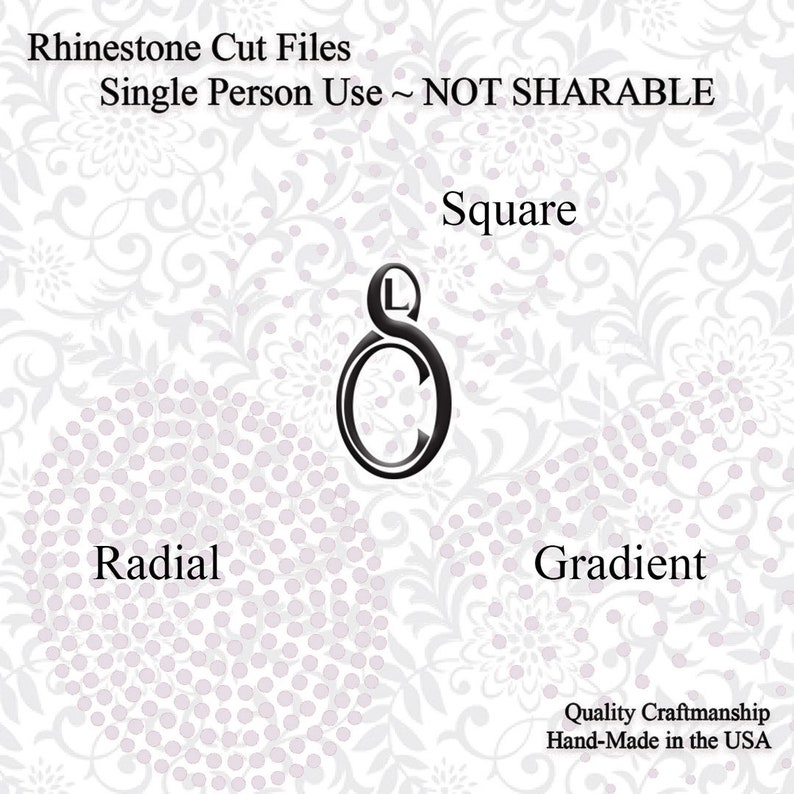 LSC Rhinestone Template SVG Cut Files for Popular Rhinestone ...