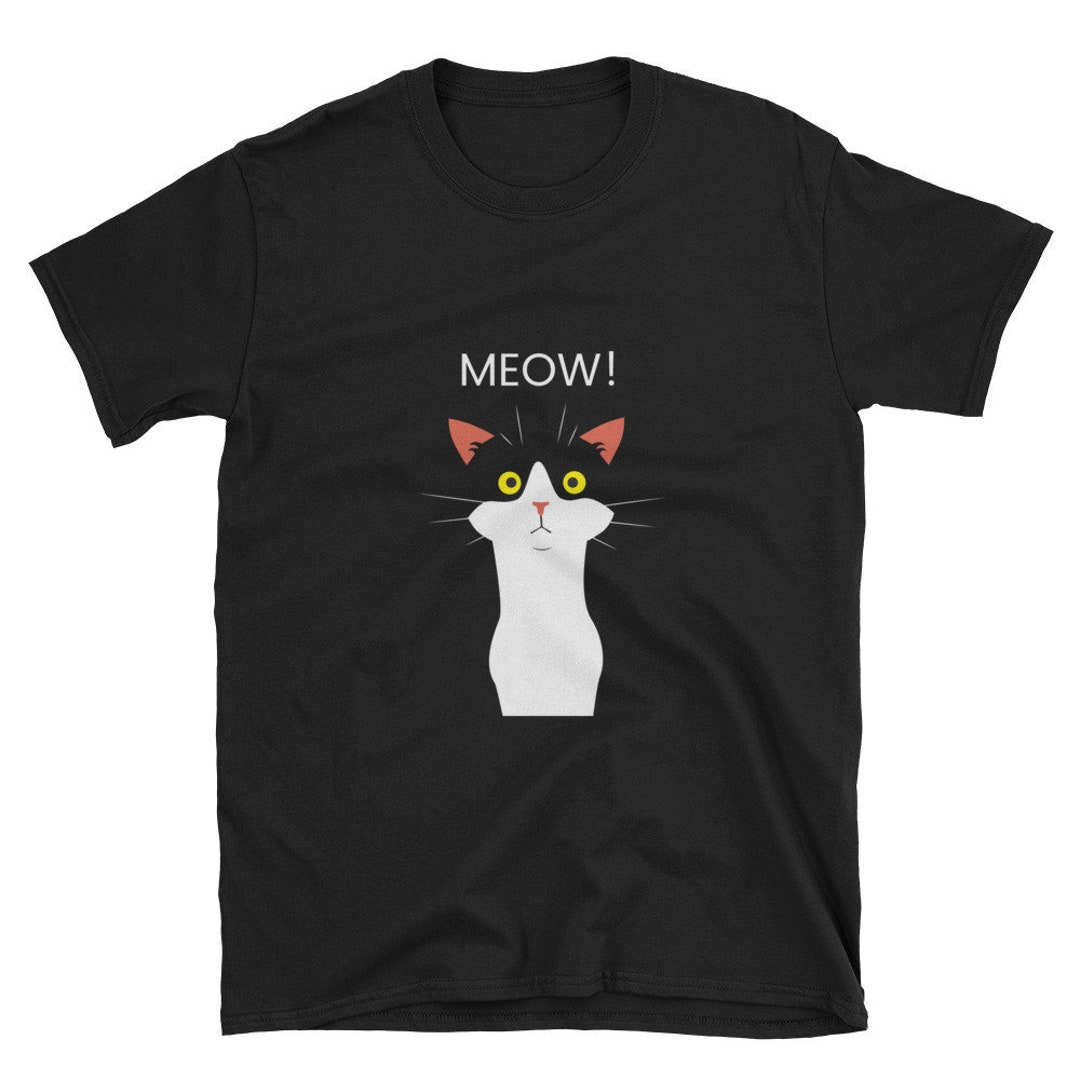 MEOW camisa gato camisa Purrty Camisa Meowt camisa de regalo para gato ...