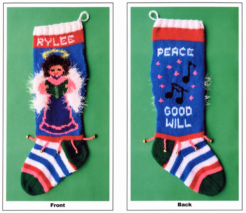 PDF Pattern Only-"singing Angel" Christmas Stocking - Etsy