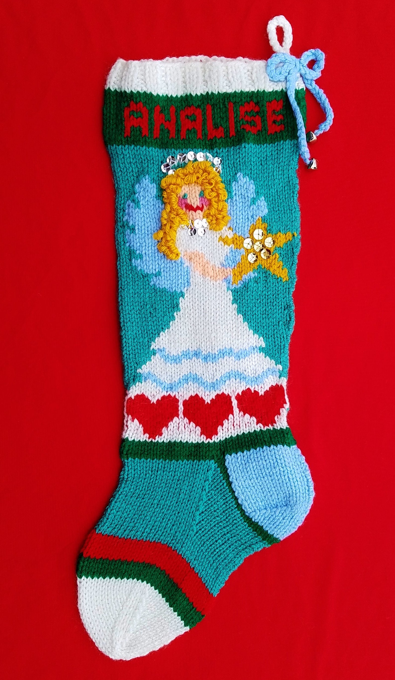 PDF Pattern Only - "christmas Tree Angel" Christmas Stocking Pattern - Etsy