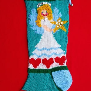 PDF Pattern Only - "christmas Tree Angel" Christmas Stocking Pattern - Etsy