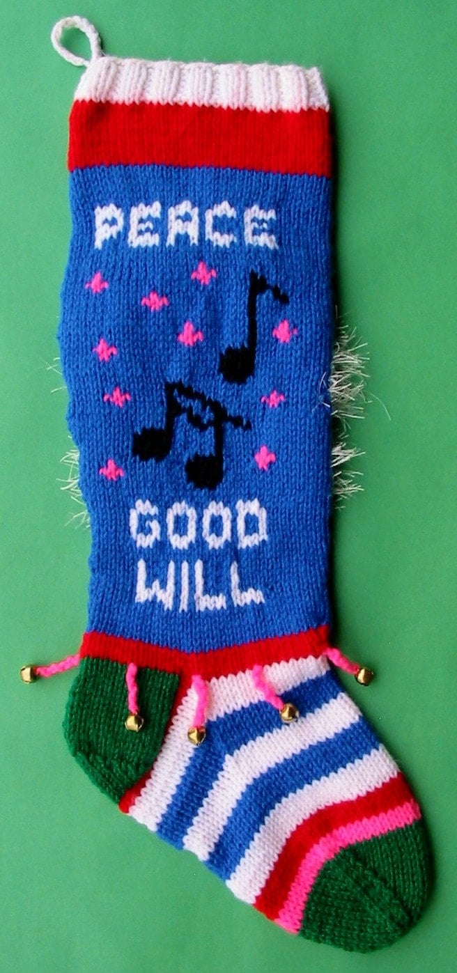 PDF Pattern Only-"singing Angel" Christmas Stocking - Etsy
