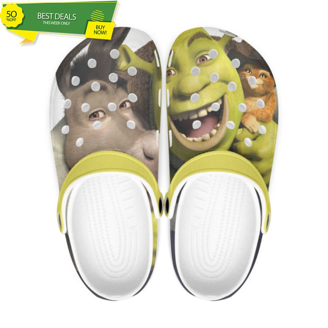Shrek Donkey Crocs Shrek Lovers Gift - Etsy