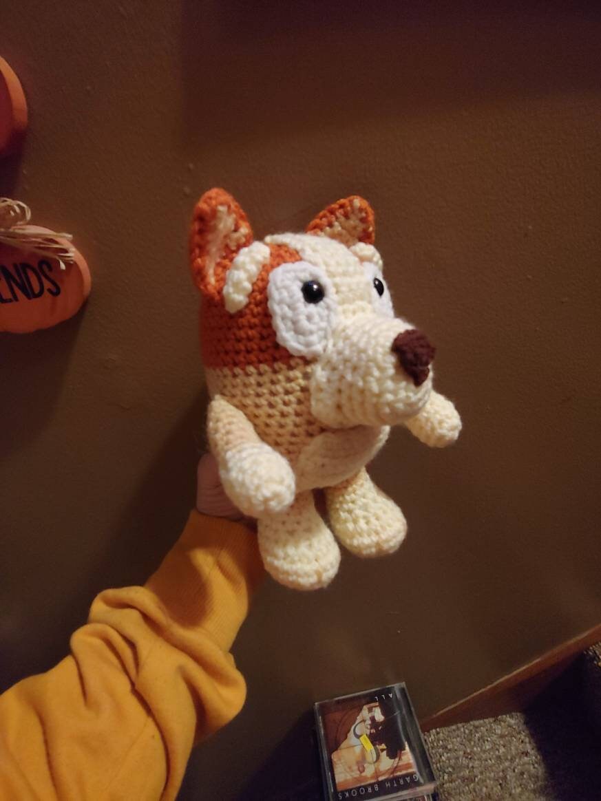 Bingo From Netflix Show Bluey Crochet Stuffy - Etsy