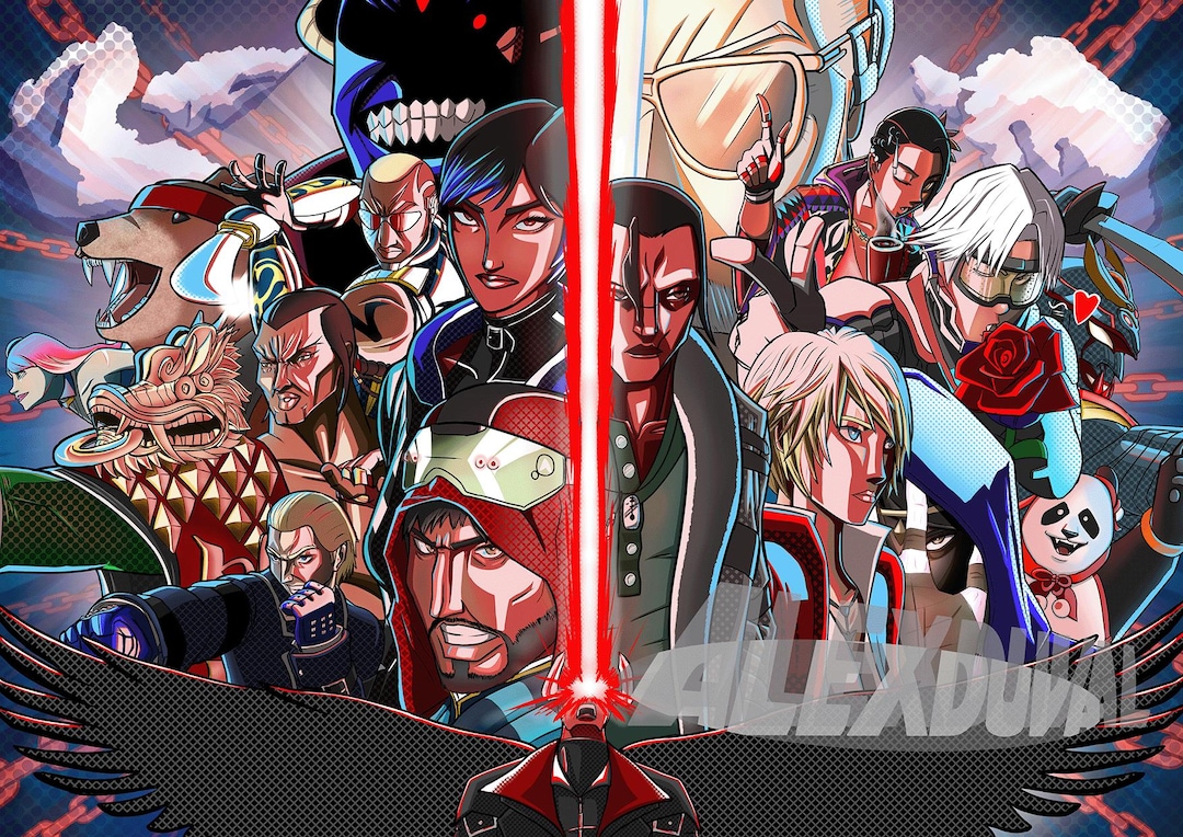 Tekken 8 Digital Print | Tekken 8 Inspired Fan Art | A4 Physical Print ...