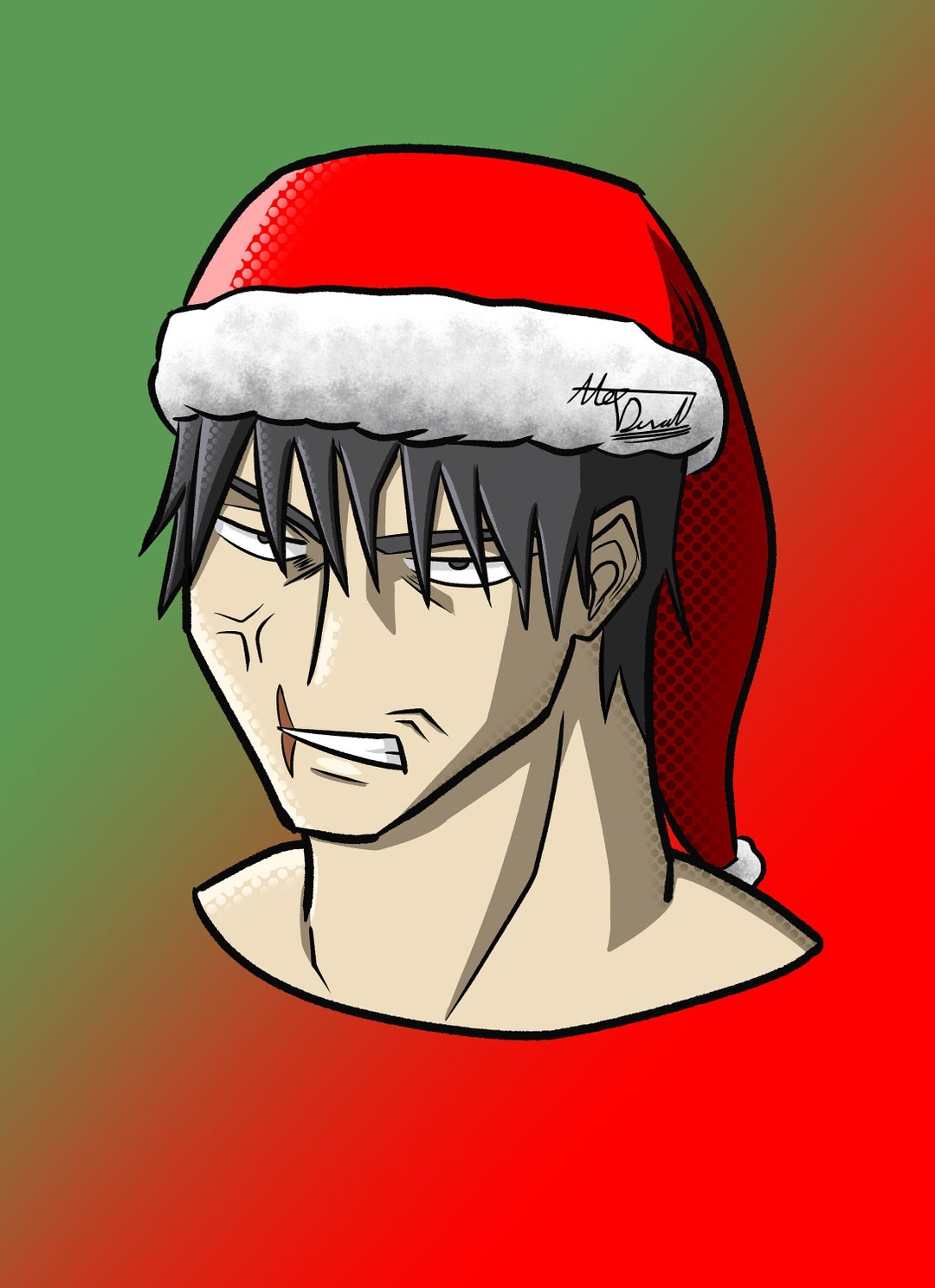 Christmas Toji Alextheman76 Christmas 2023 Sticker - Etsy UK