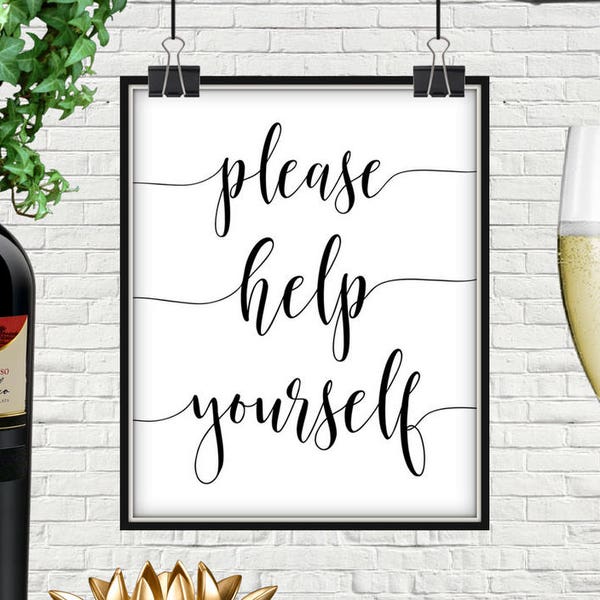Please Help Yourself - Etsy