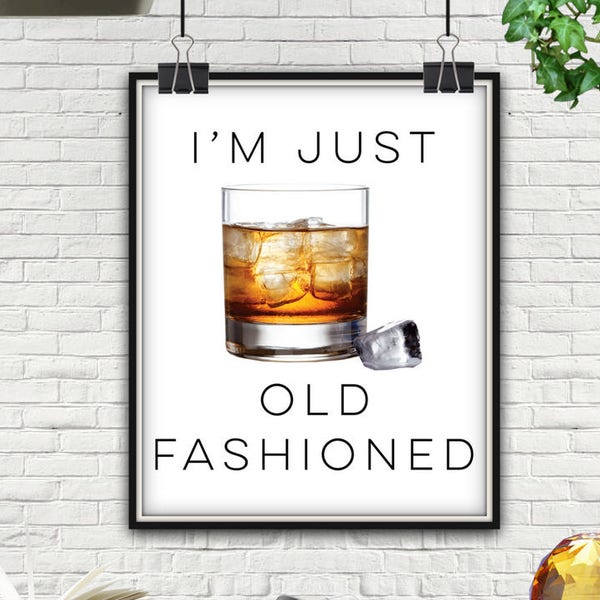 Old Fashioned Sign - Etsy