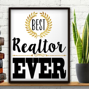 Best Realtor Ever Realtor Gift Gift for Realtor Realtor - Etsy