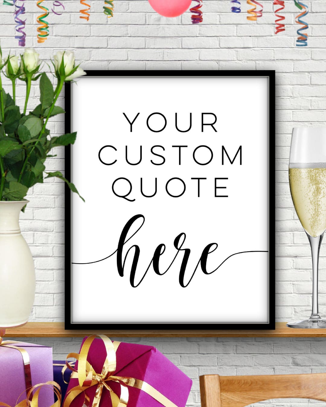 Custom Quote Print, Custom Quote Sign, Custom Quote Art, Custom Text ...