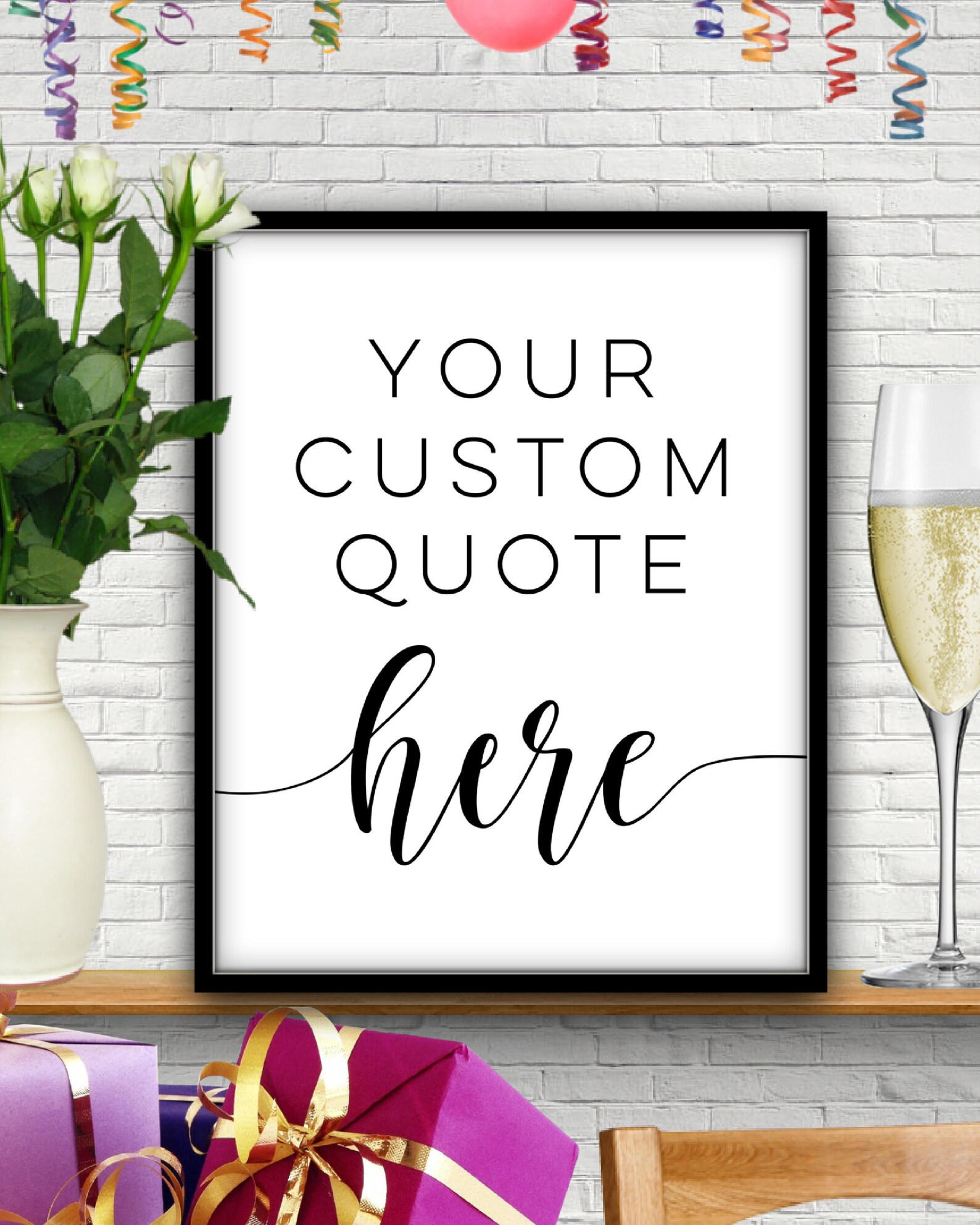 Custom Quote Print Custom Quote Sign Custom Quote Art | Etsy