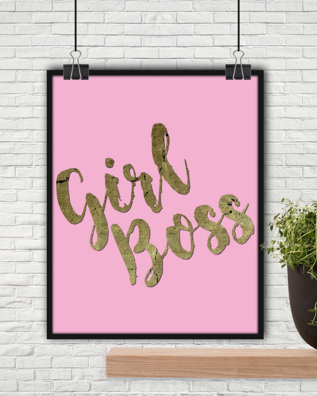 Girl Boss Print, Girl Boss, Boss Lady, Boss Gift, Boss Appreciation ...
