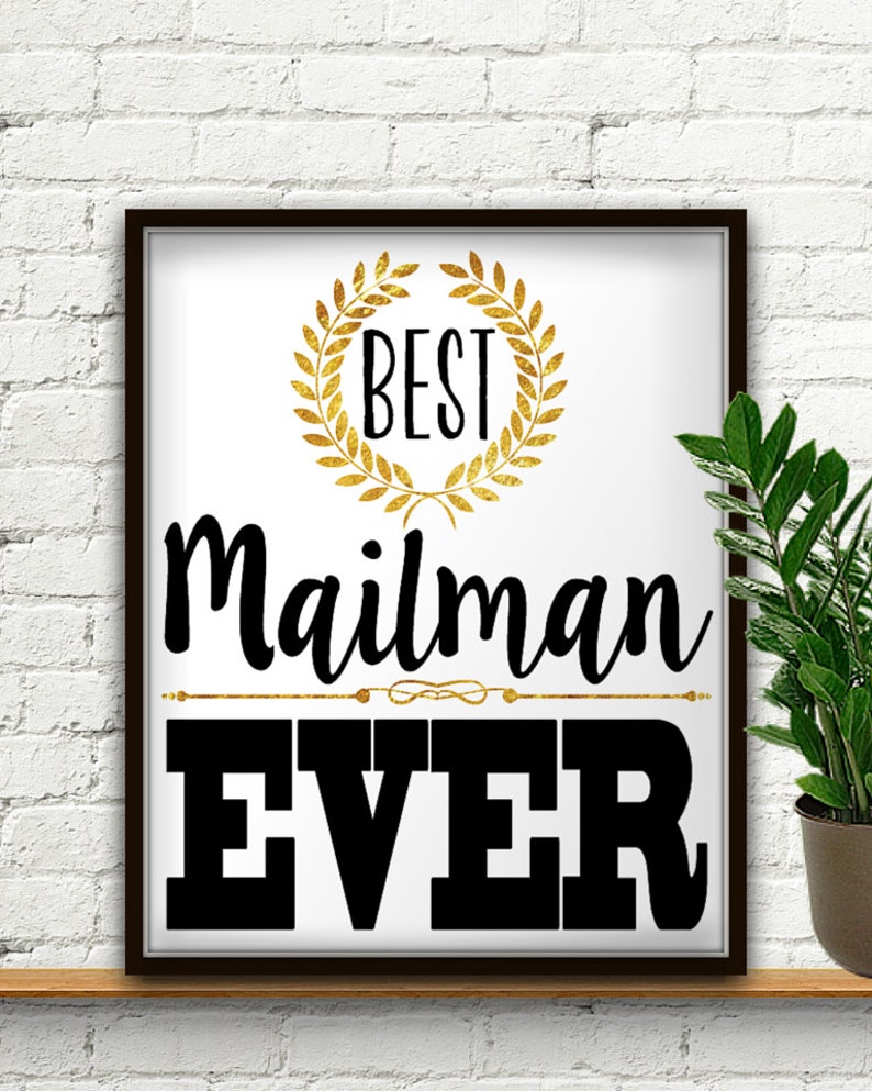 Best Mailman Ever Gift for Mailman Mailman Mail Man - Etsy