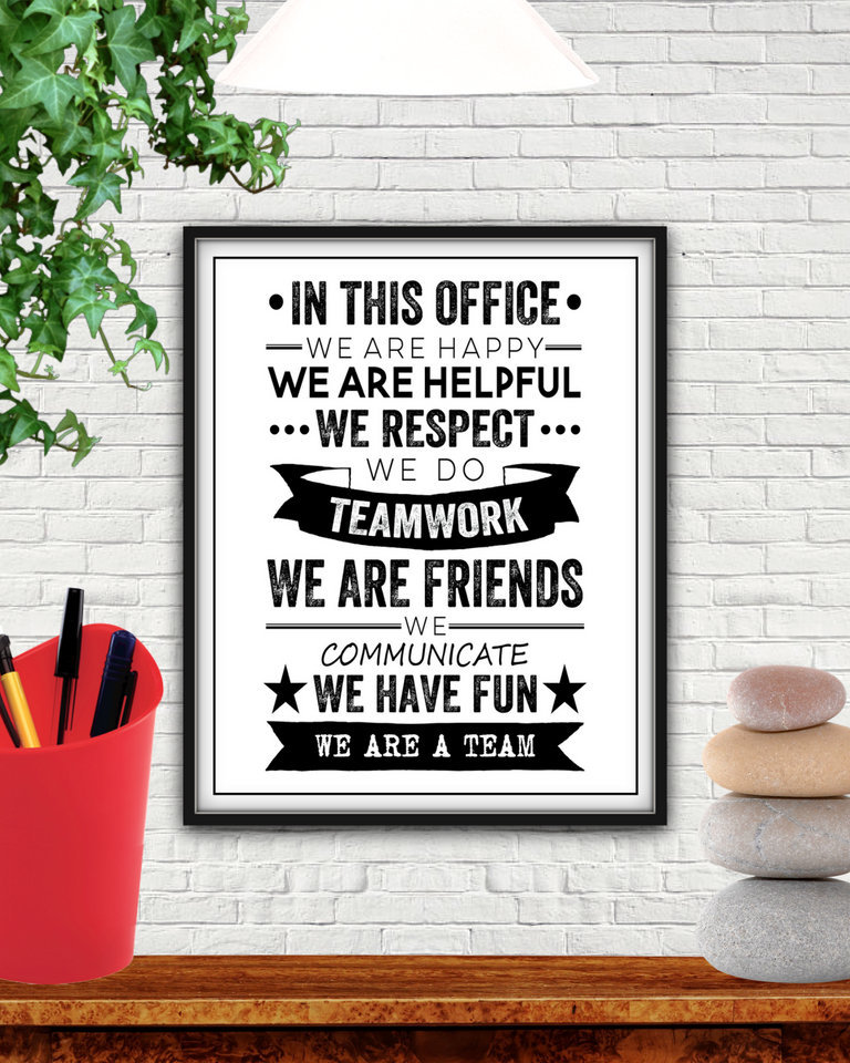 In This Office in This Office Sign in This Office We Do | Etsy