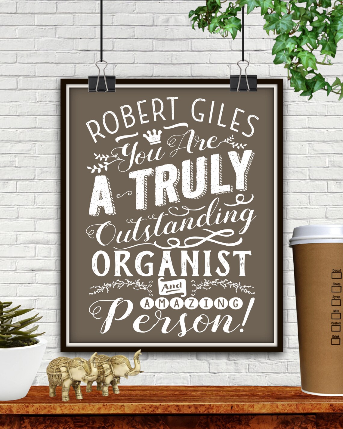 Custom Fantastic Organist Print DOWNLOAD ONLY Gift for - Etsy