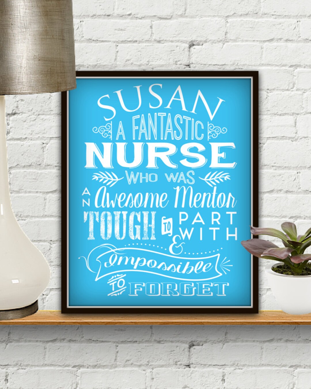 Custom Nurse Print, Nurse Printable, Nurse Gift, Gift for Nurse ...