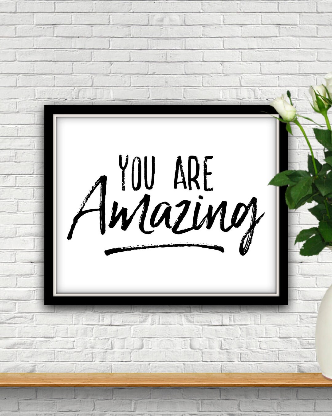 You Are Amazing, Motivational Wall Decor, Motivational Quotes ...