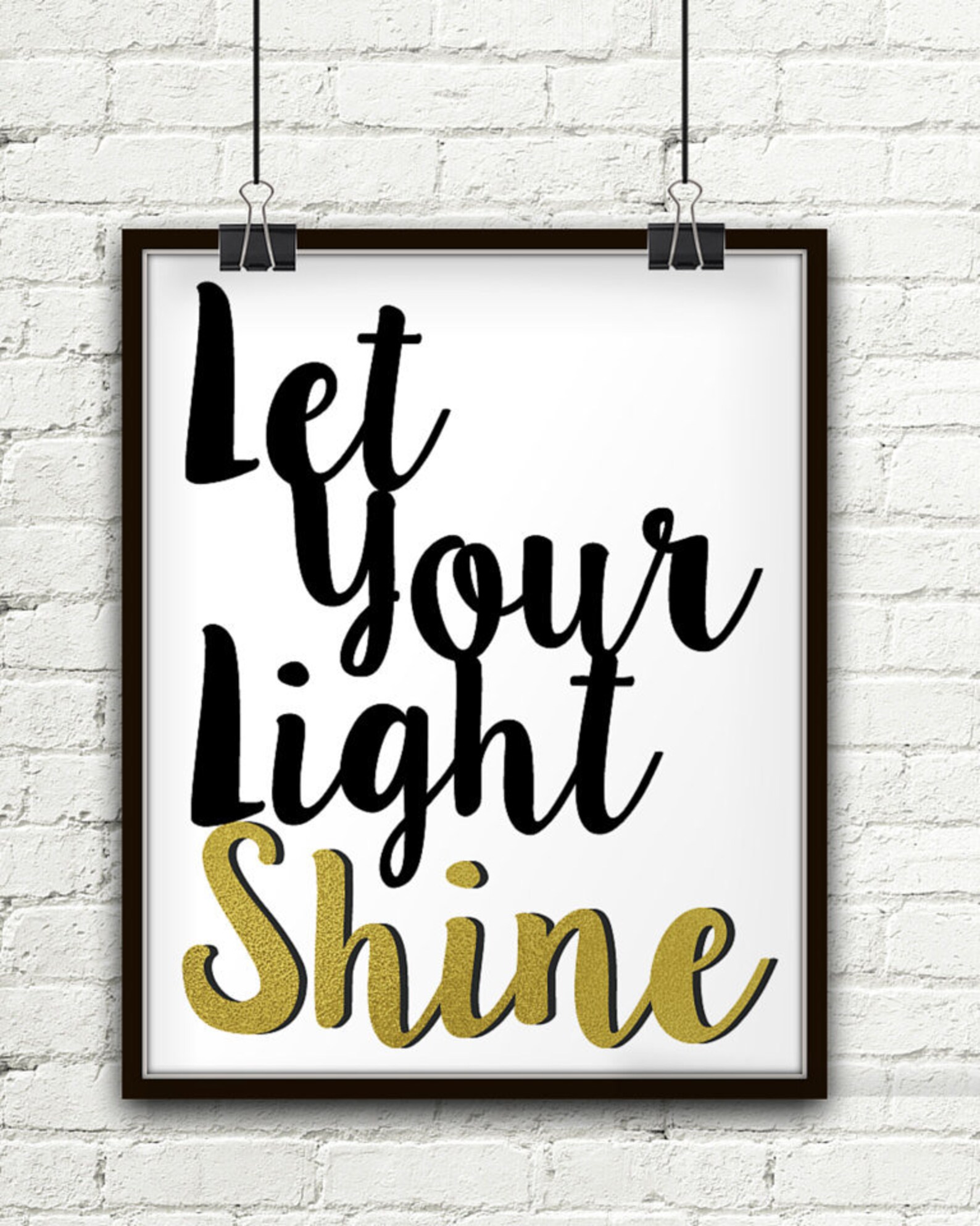 Let Your Light Shine College Student Gift Printable Women - Etsy