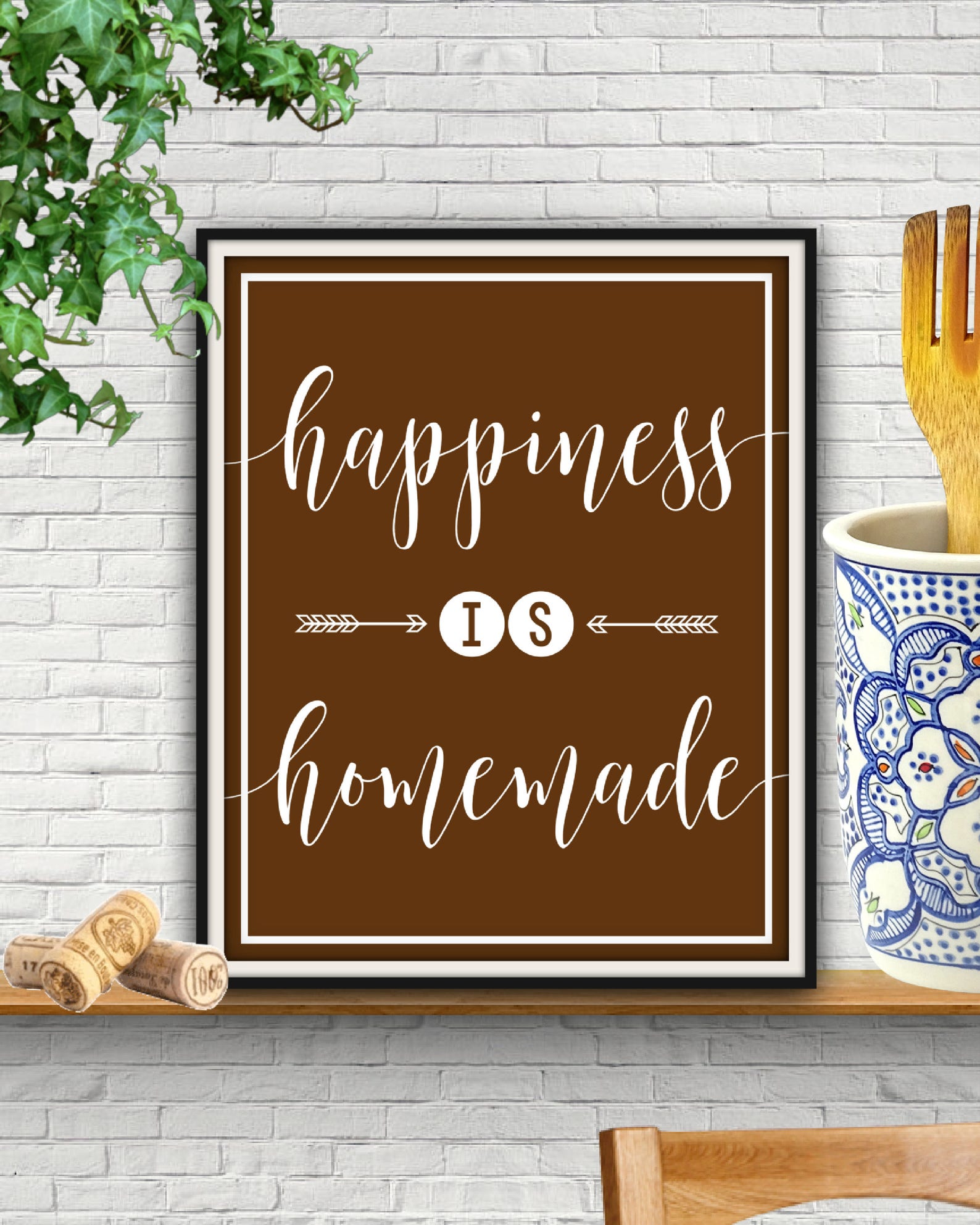 Happiness is Homemade, Happiness is Homemade Sign, Quotes for Wall ...