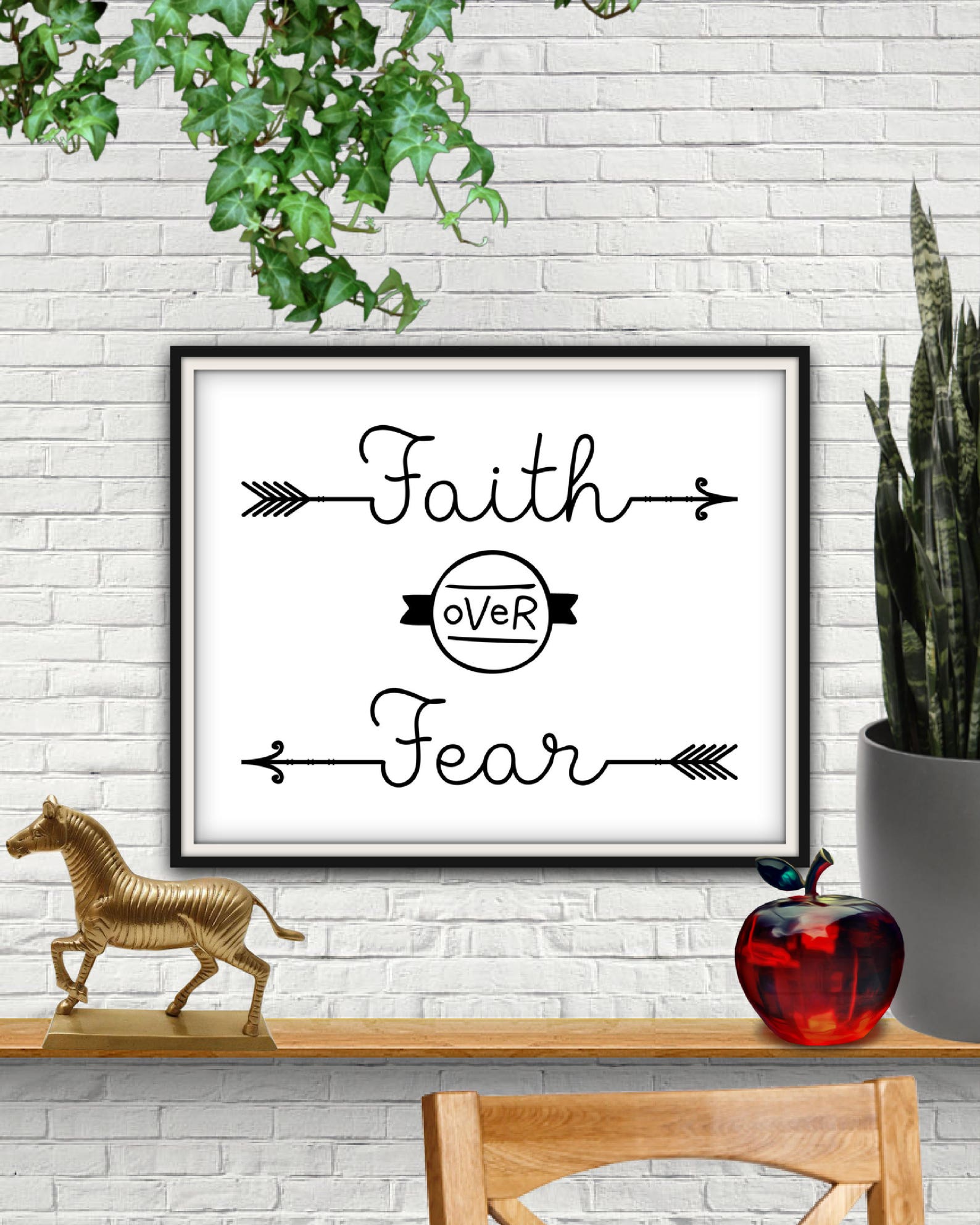 Faith Over Fear Digital Print Faith Over Fear Quote Faith - Etsy