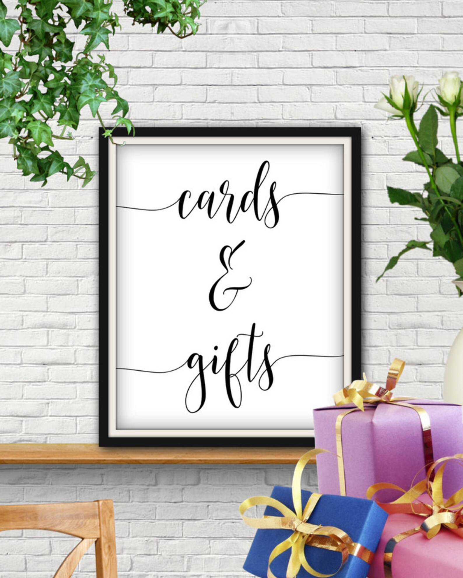 Cards and Gifts Sign Cards and Gifts Cards and Gifts Wedding - Etsy