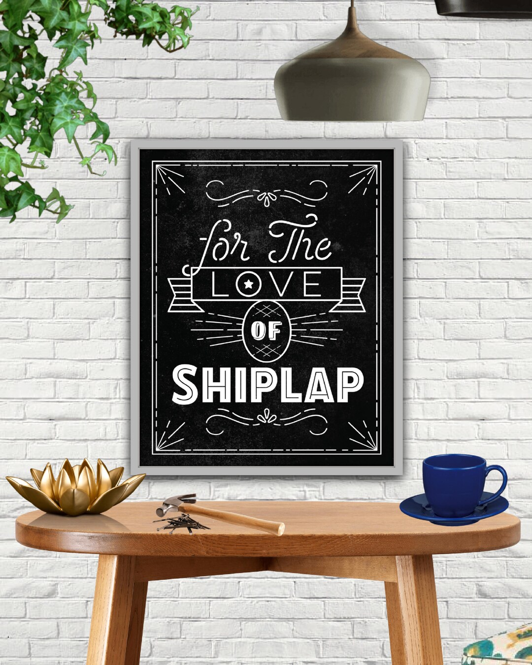 For the Love of Shiplap, Digital Download, Shiplap, Shiplap Art ...