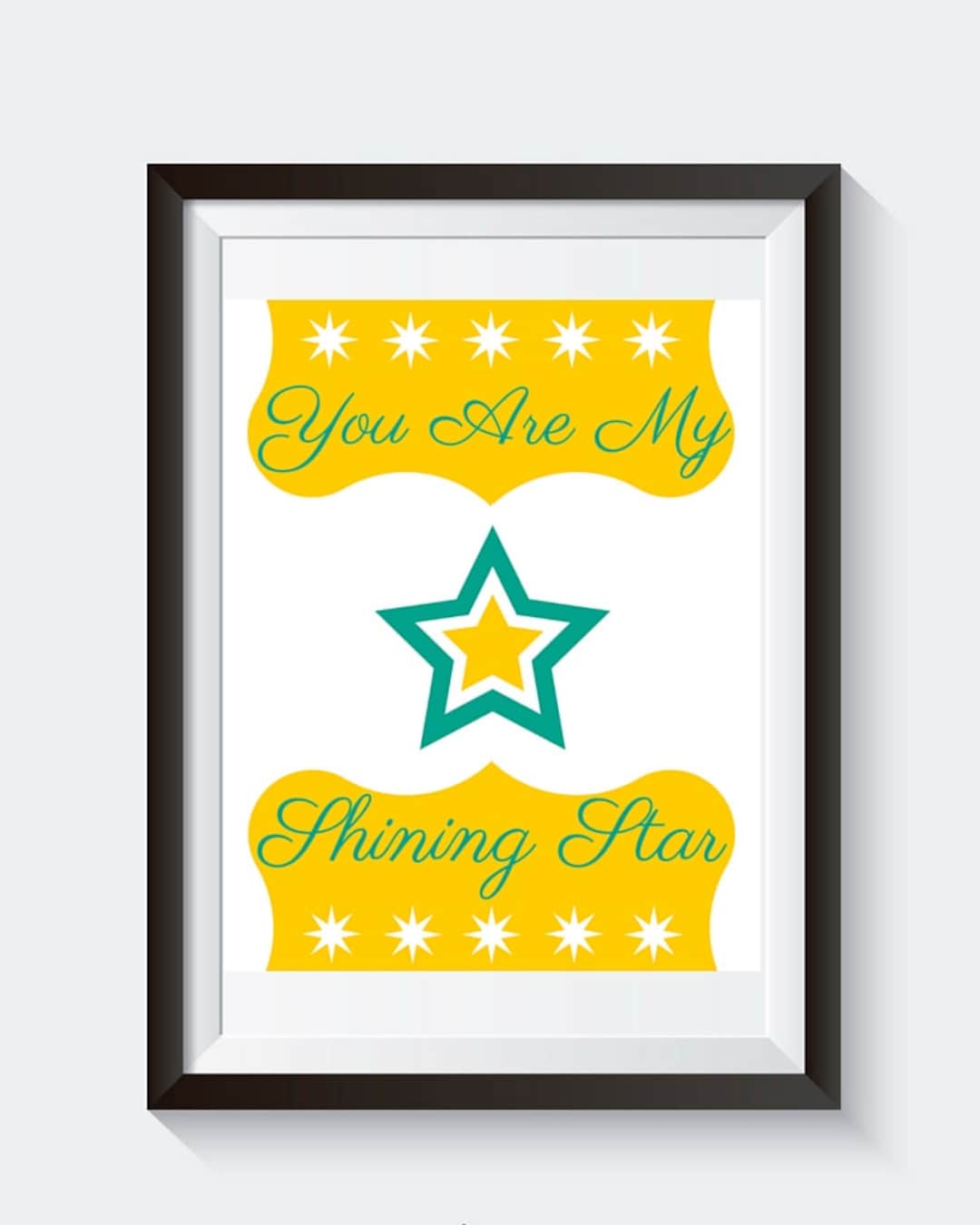 You Are My Shining Star, Printable Nursery Art, Printable Art, Children ...