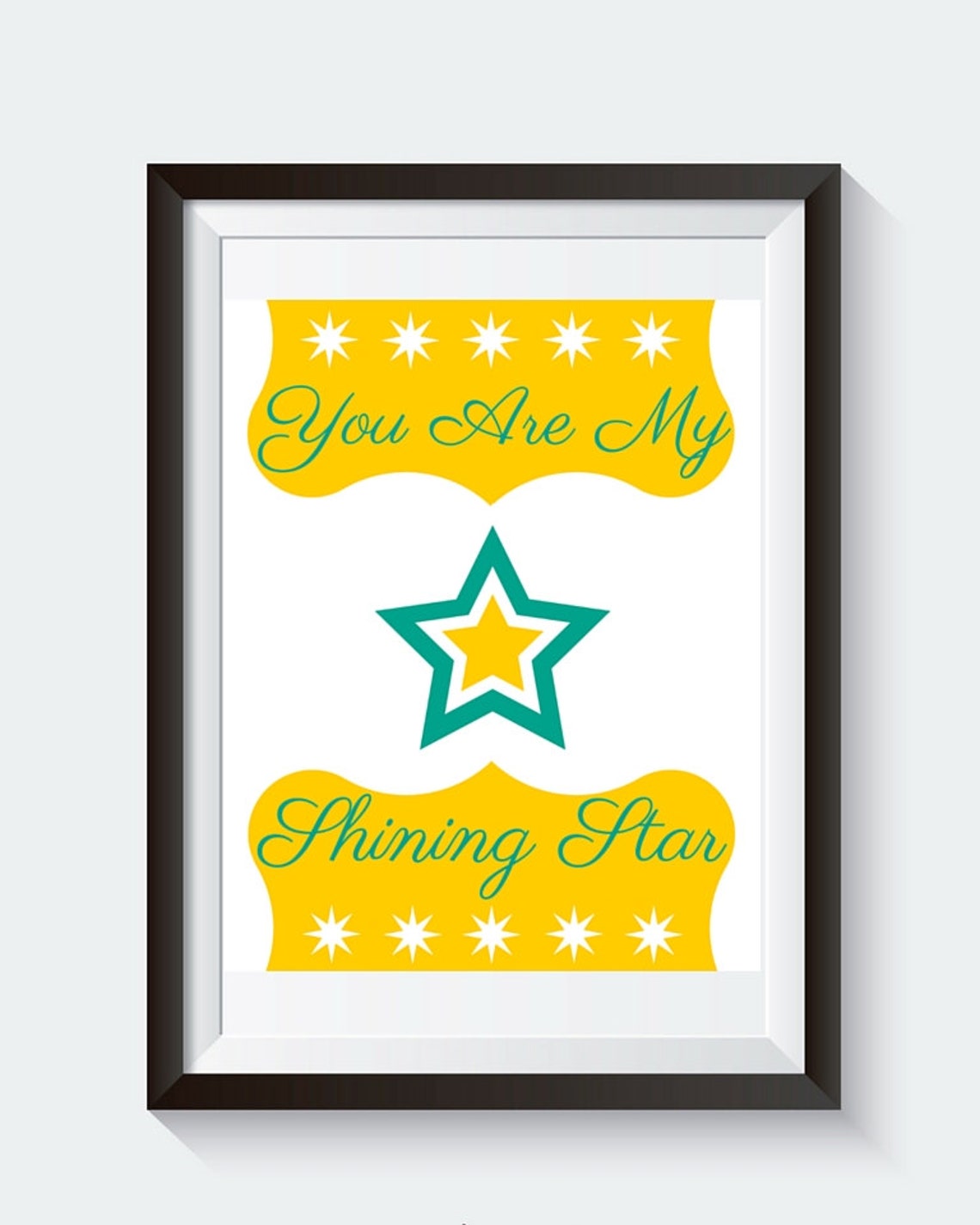 You Are My Shining Star, Printable Nursery Art, Printable Art, Children ...