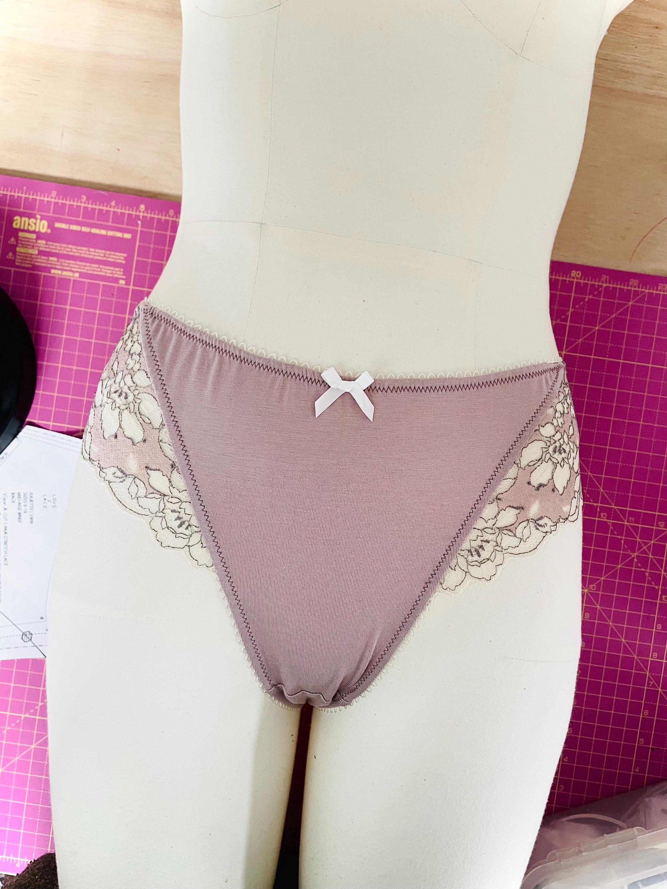 Juliette Lace Back Briefs Sewing Pattern: Brazilian Style (PDF Download ...