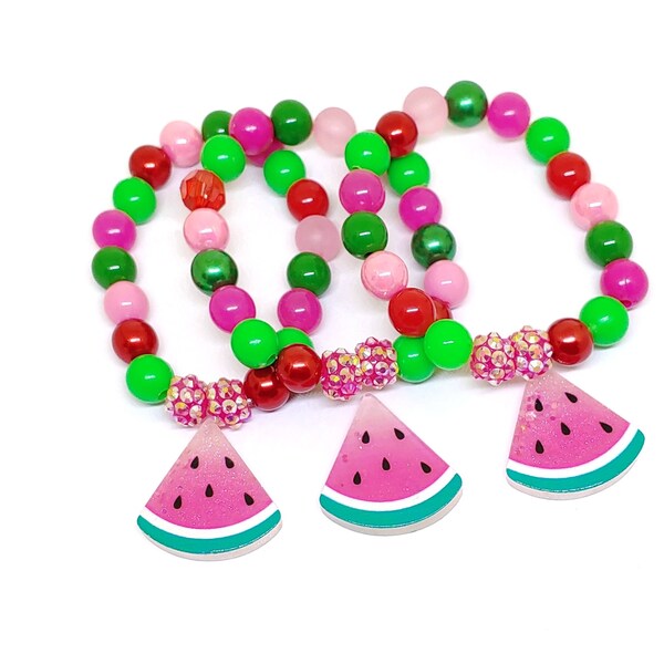 Watermelon Bracelet - Etsy