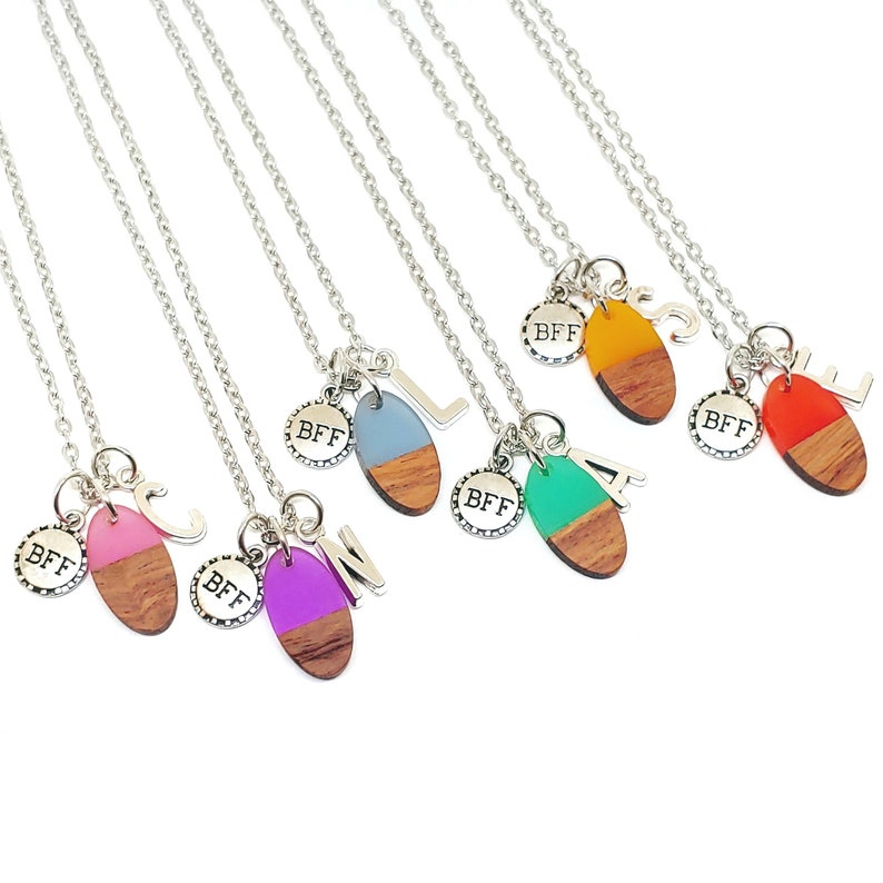 Personalized Best Friend Necklaces 2 3 4 5 Friendship - Etsy