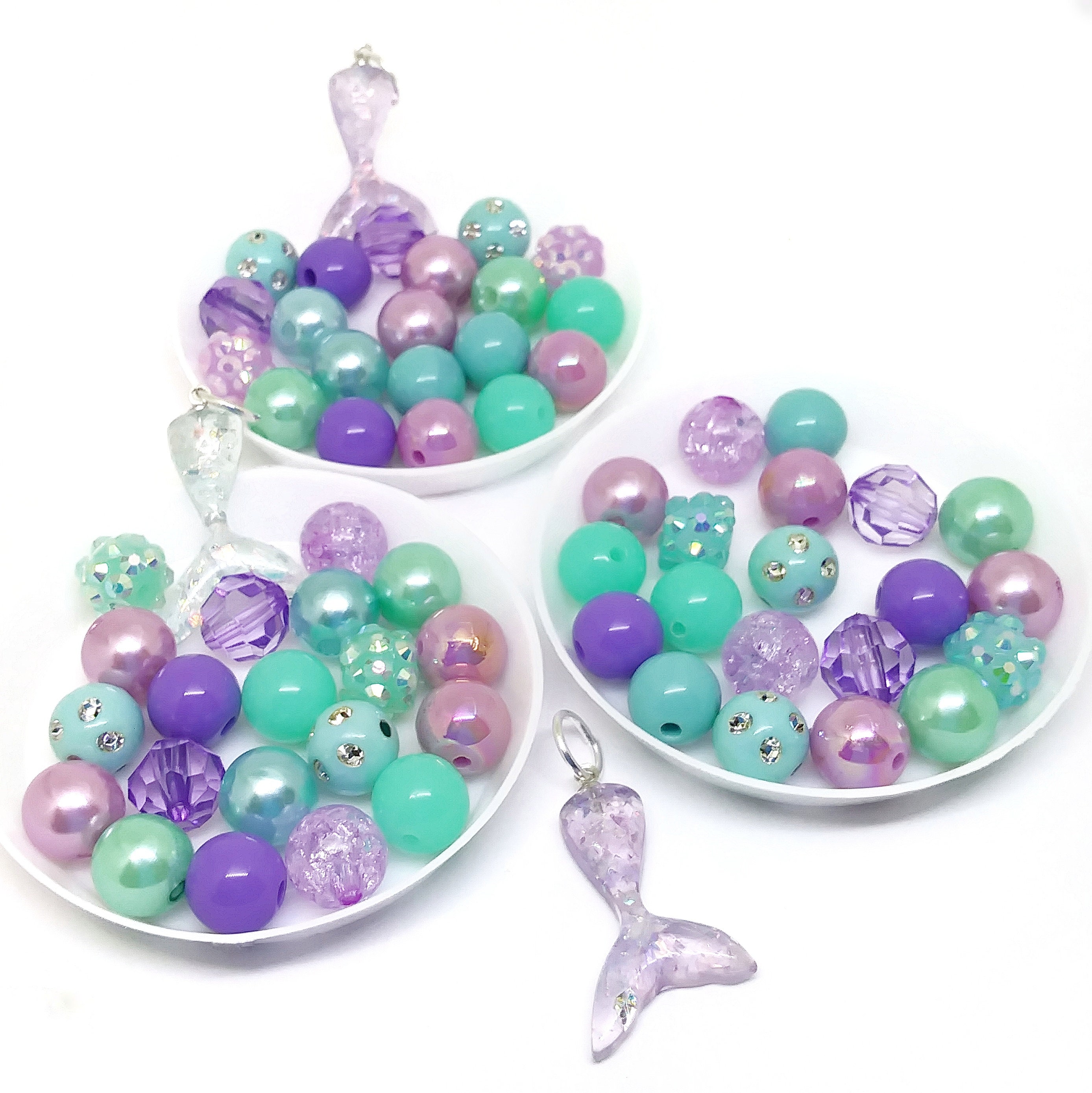 Mermaid Bracelet Kits Party Favors - Girls Mermaid Bracelets - Mermaid ...