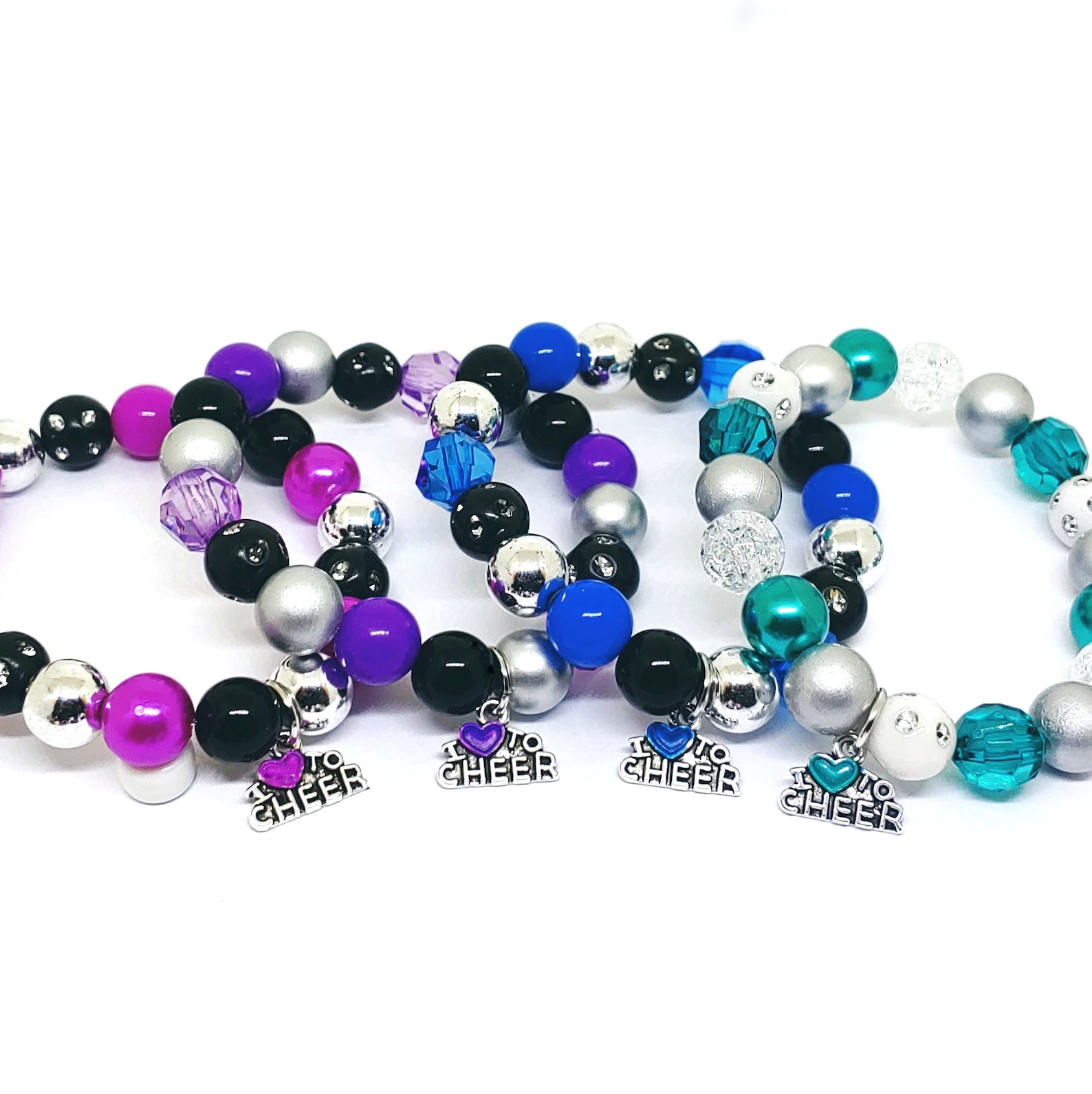 Cheer Squad Team Bracelets Custom Colors Cheerleading Gifts - Etsy