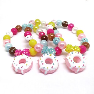 Donut Bracelets Party Favors Girls Donut Birthday Bracelets - Etsy