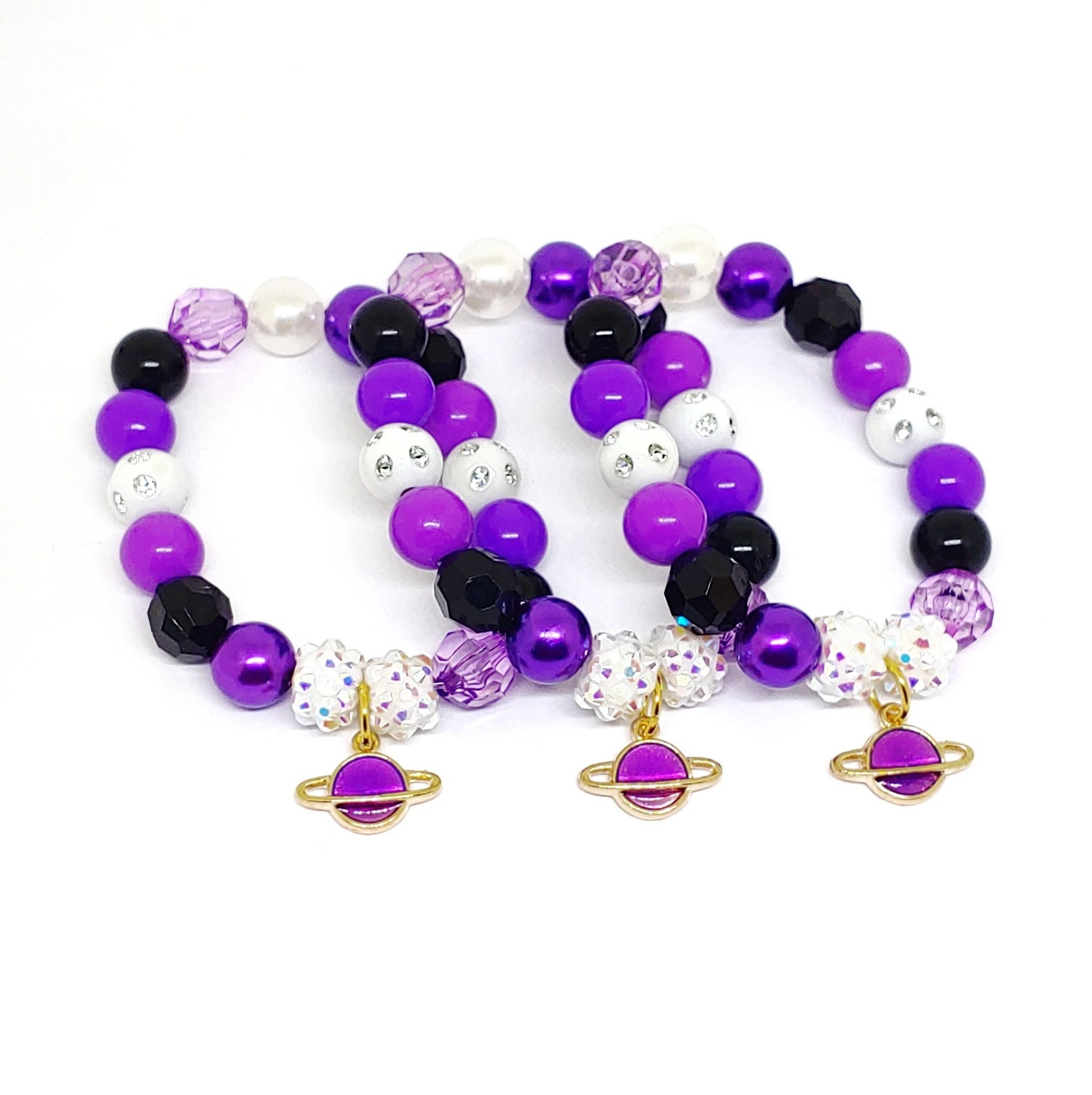 Planet Party Bracelets Party Girls Outer Space Birthday | Etsy