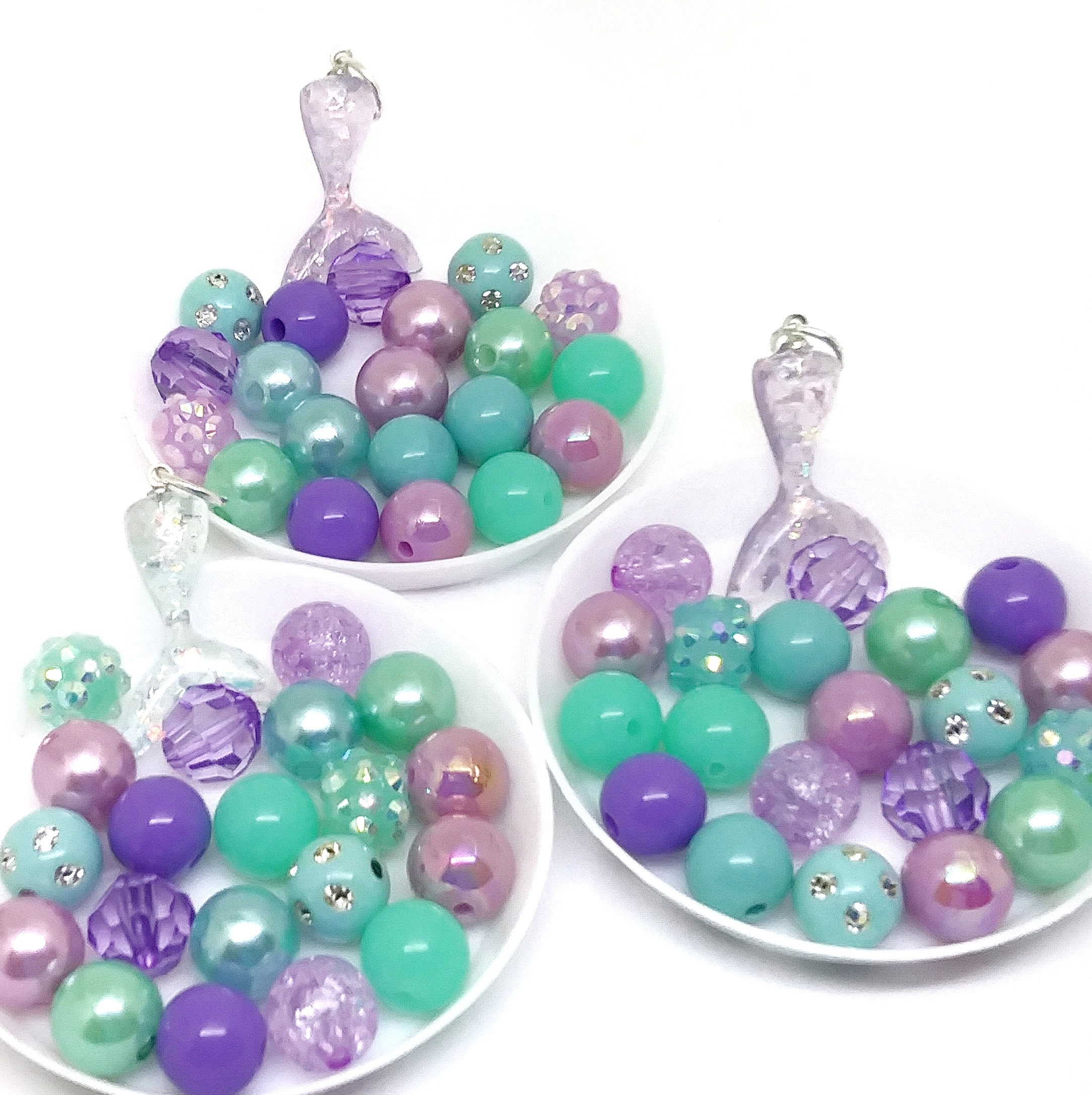 Mermaid Bracelet Kits Party Favors - Girls Mermaid Bracelets - Mermaid ...