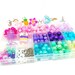 Personalized Rainbow Craft Kits Bead Box, Girls Easy Bracelets and ...