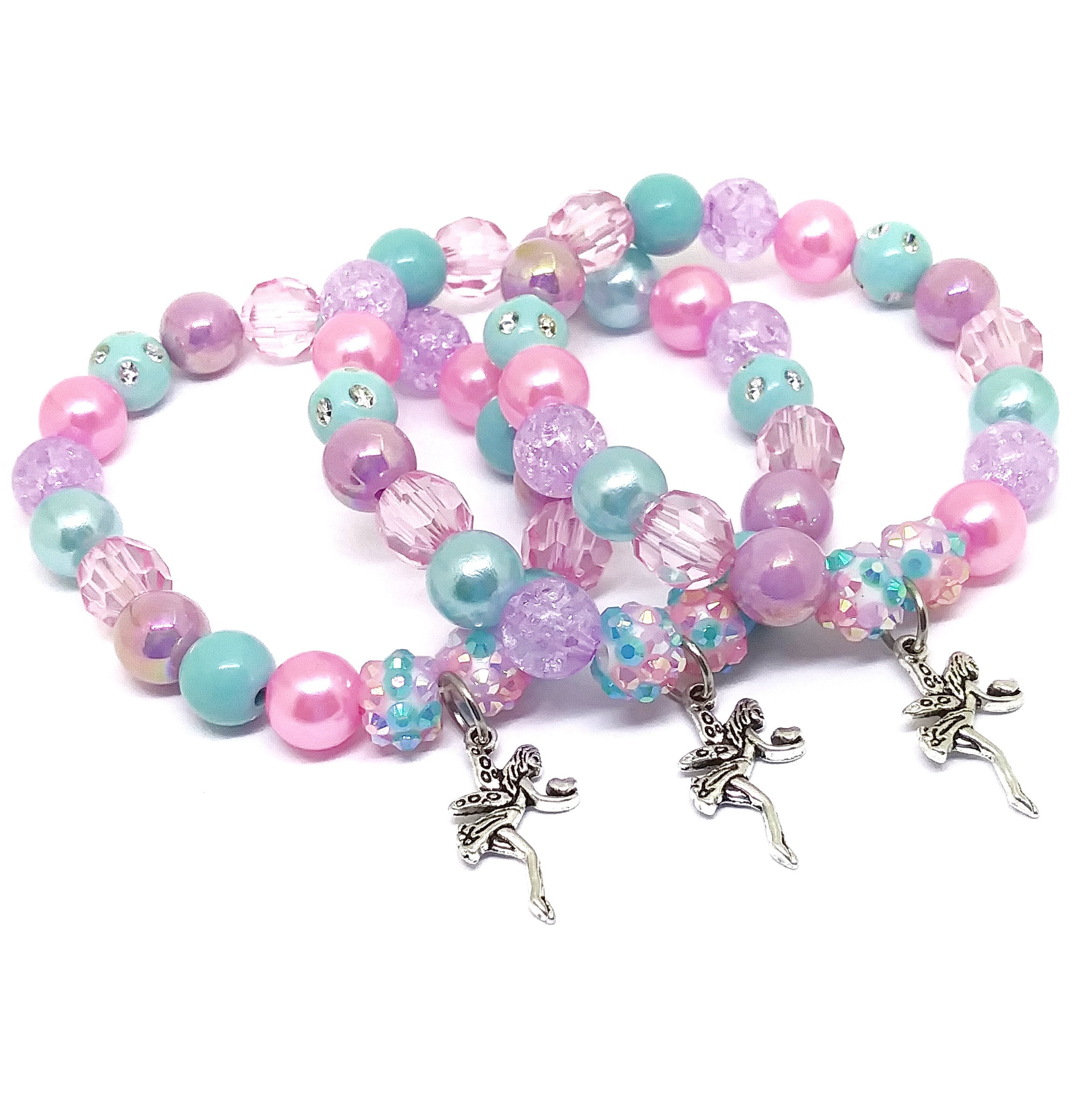 Fairy Bracelets Party Favors in Organza Bags - Girls Birthday Supplies ...