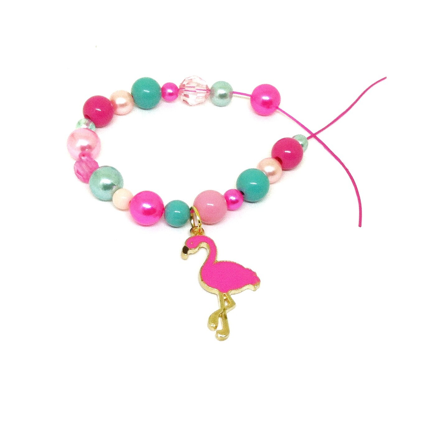Enameled Flamingo Bracelet Kits Party Favors Girls Flamingle - Etsy