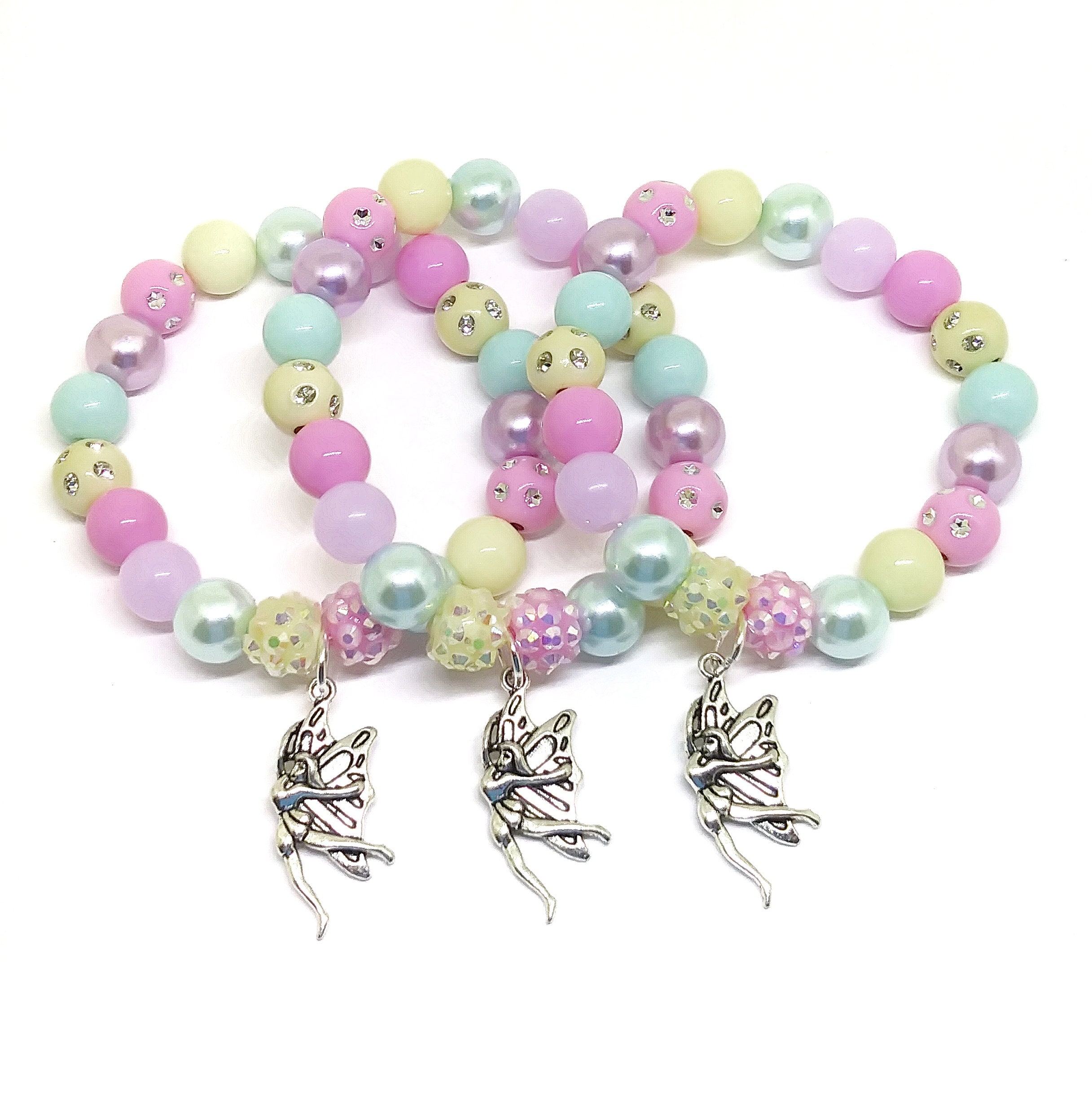 Fairy bracelets party favors Girls butterfly faerie birthday | Etsy