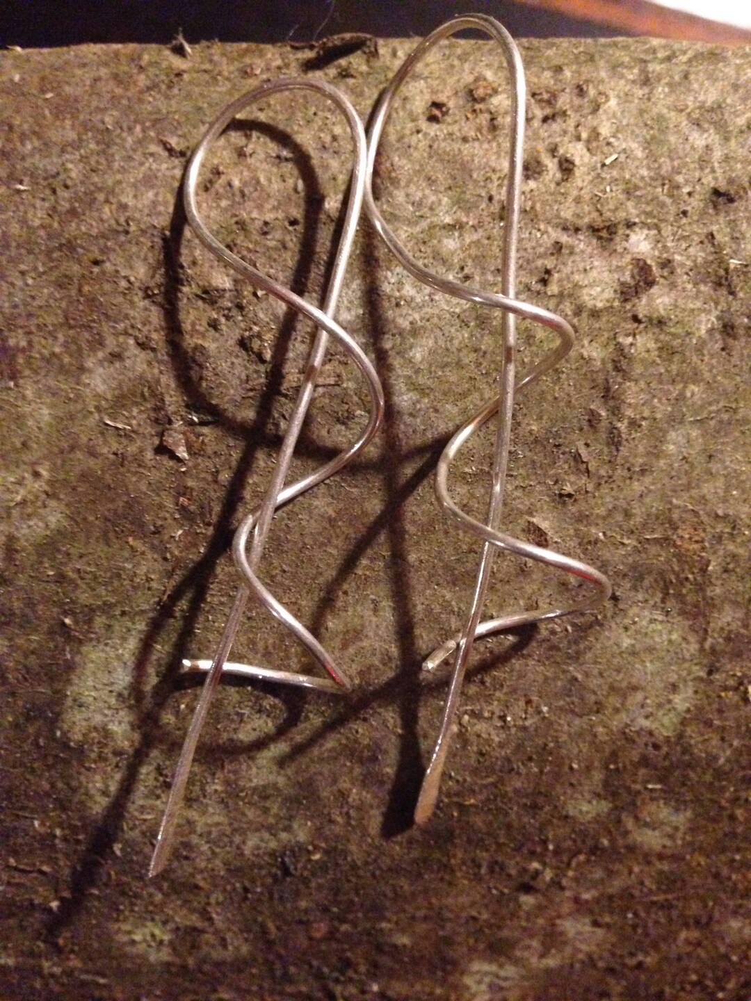 Unique Corkscrew Earrings - Etsy