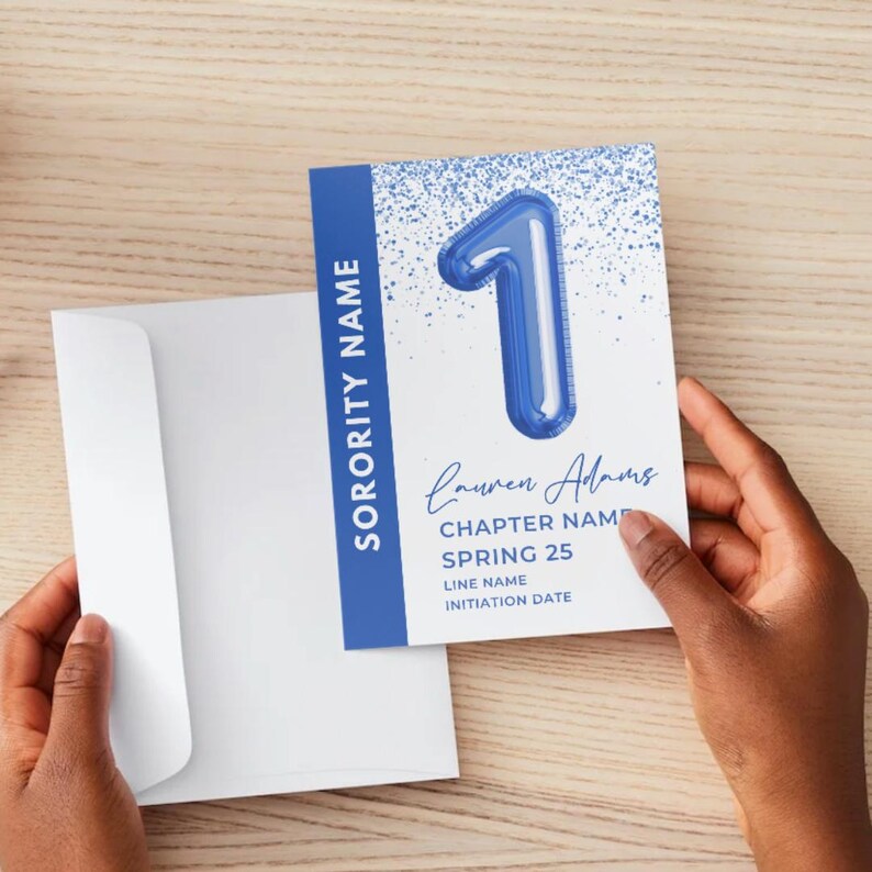 Sorority Numbers Digital Download, Canva Editable Print, Instant ...