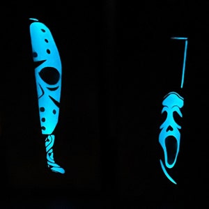 Ghostface From Scream Glow in the Dark Painting FREE SHIPPING - Etsy