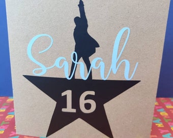 Hamilton Birthday Card | Etsy UK
