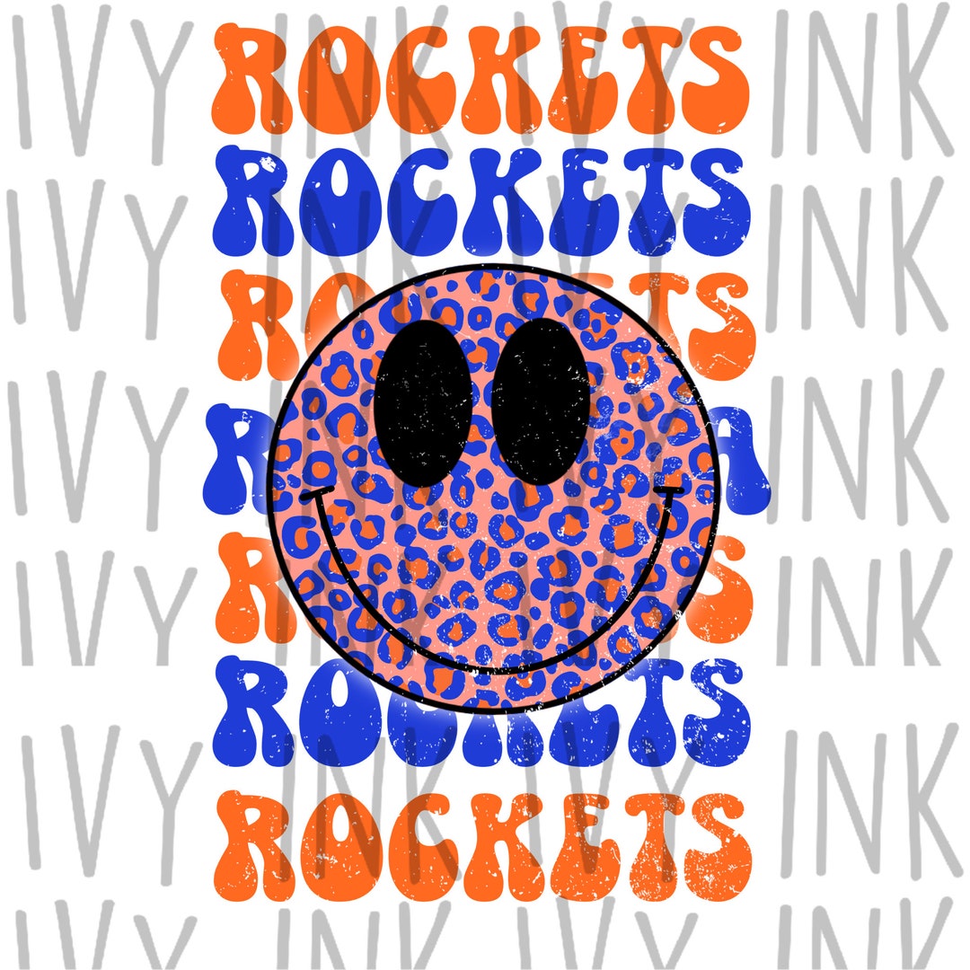 Rockets Groovy 80s 70s Mascot School Spirit Back to - Etsy
