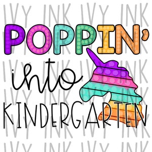 Poppin into Pre-K Kindergarten first second third fourth - Etsy 日本