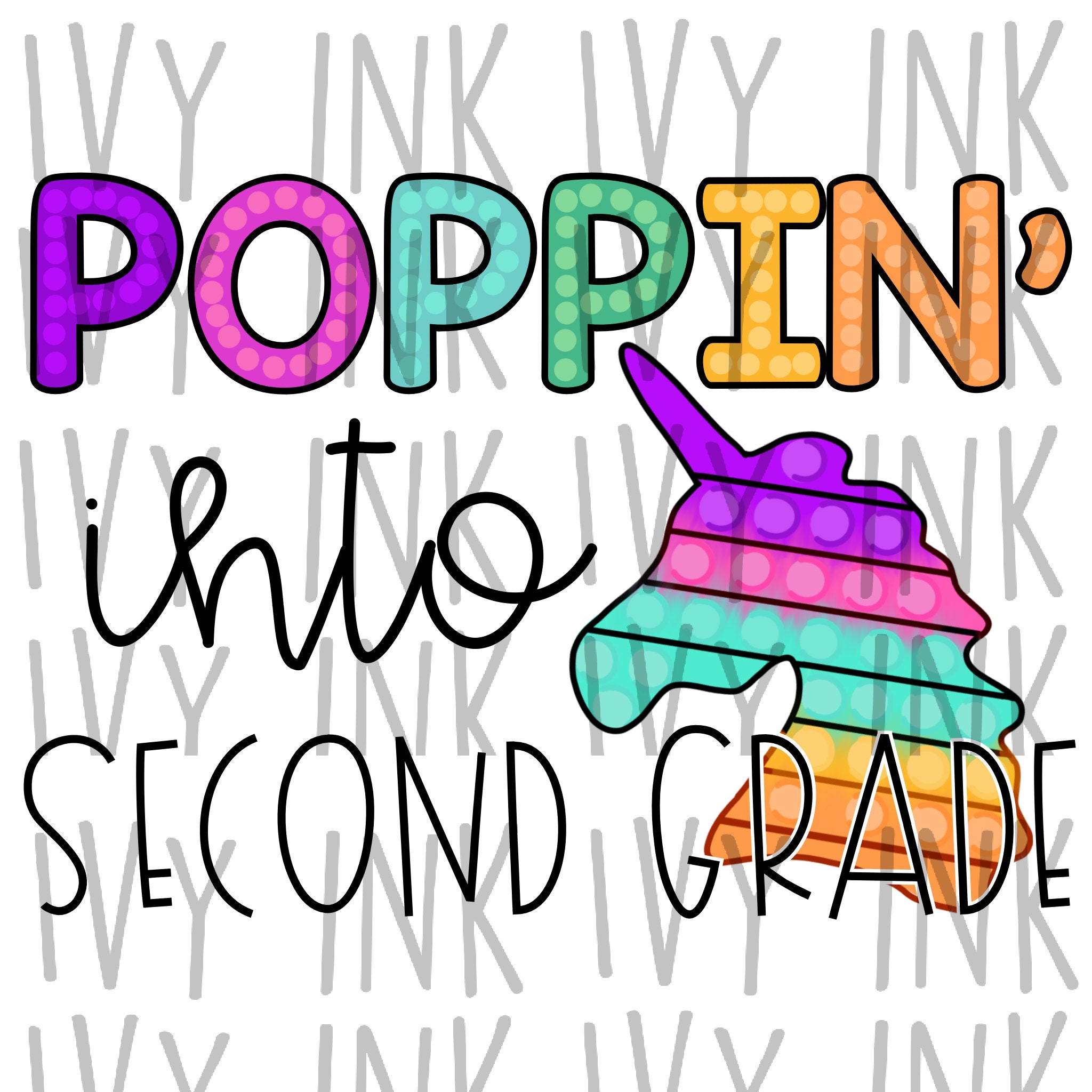 Poppin into Pre-K Kindergarten first second third fourth - Etsy 日本