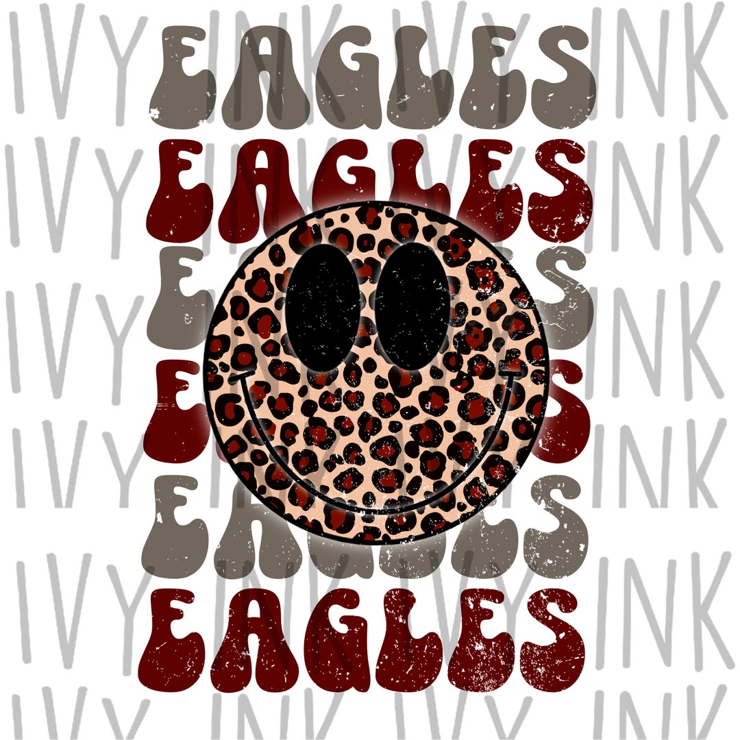 Eagles Groovy 80s 70s Mascot School Spirit Back to - Etsy