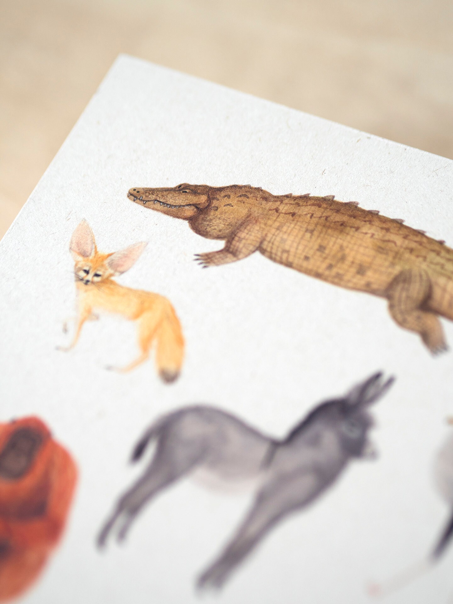 Animal Poster in A3 Size, Print on 100% Natural Recycled Paper - Etsy